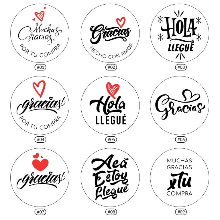 Sticker Muchas Gracias Por Tu Compra » RotulArte